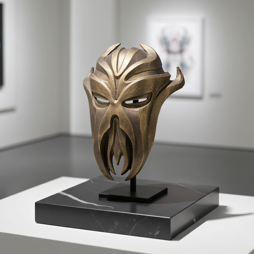 Skyrim Dragon Priest Mask Cosplay – Wearable Gaming Mask Costume ...