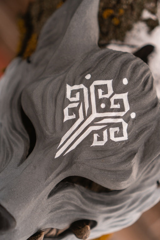 Japan Oni Mask of Wolf: Shaman – Kenesberem