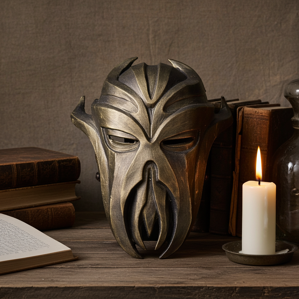 Skyrim Dragon Priest Mask Cosplay – Wearable Gaming Mask Costume ...